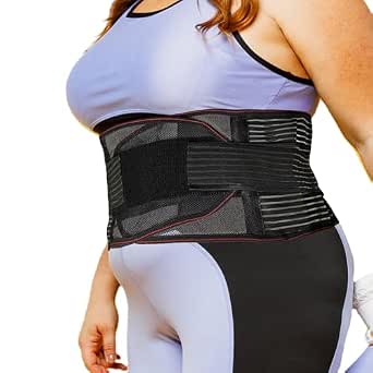 Amazon.com: Aogigigio Plus Size Back Brace for Lower Back - Extra Large ...
