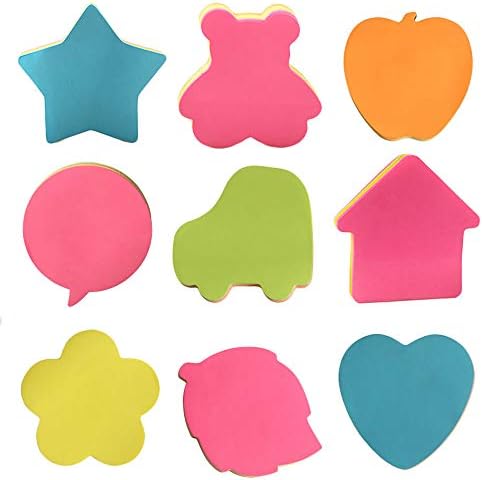 Amazon.com : Self-Stick Notes, Bright Color Post it Notes, Removable 9 ...
