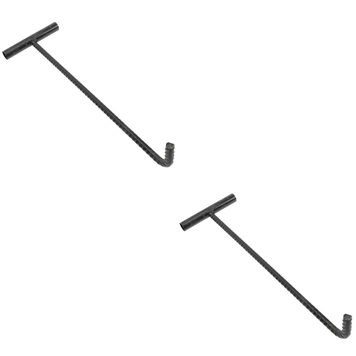 Buy ULTECHNOVO 2Pcs T Steel Drain Grate Lifting Pulling Covers ...