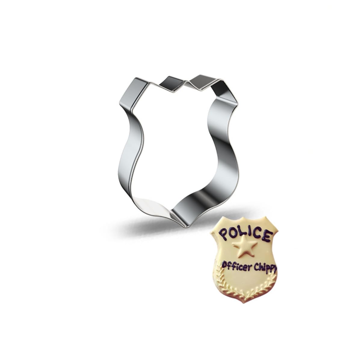 Amazon.com: Cookie Cutter Stainless Steel Biscuit Cutter, Police Badge ...