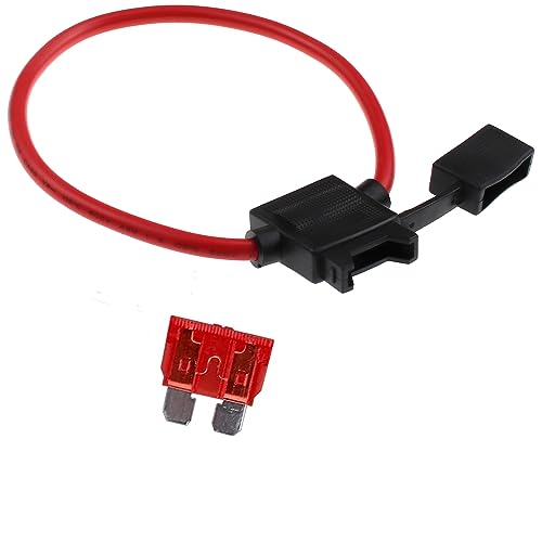 Snapklik.com : ZOOKOTO Inline Fuse Holder 10A,12 AWG Gauge Wire Car ...