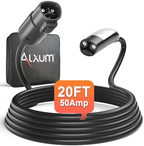 Amazon.com: Alxum EV Charger Extension Cord- 20Ft Level 1+2 EV Chargers ...