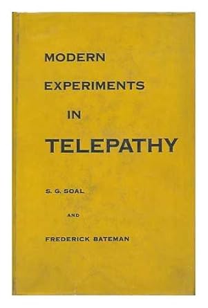 Modern Experiments in Telepathy: S G Soal: Amazon.com: Books