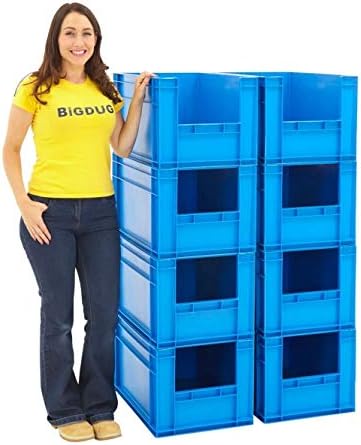 BiGDUG Value Euro Stacking Pick Bins | Heavy Duty Stackable Storage ...