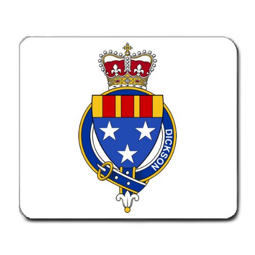 Amazon.com : Dickson Scotland Family Crest Coat of Arms Mouse Pad ...