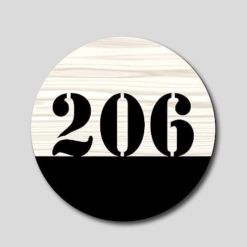 STUDPEEK 206 Door Number Plate For Home Customized Personalized Name ...