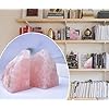 Amazon.com: Rose Quartz Bookends Heavy Duty Pink Healing Crystal Stone ...