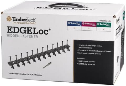 Amazon.com: TimberTech EDGELoc Hidden Fasteners (250 sq/ft)