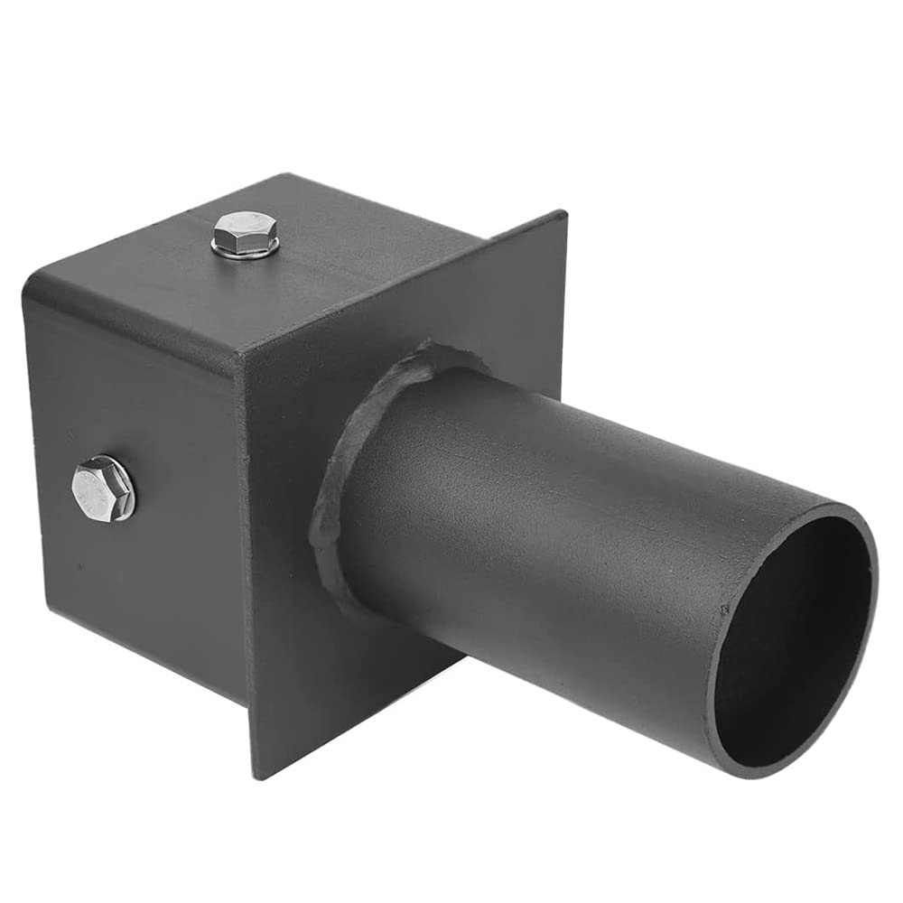 Black Square Pole Adapter For Ge Lighting Pole Brackets,Tenon