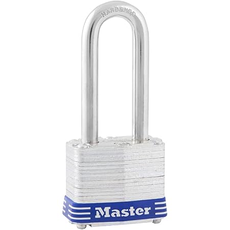 Master Lock 1KALJ Outdoor Padlock with Key, 1 Pack - Padlocks - Amazon.com