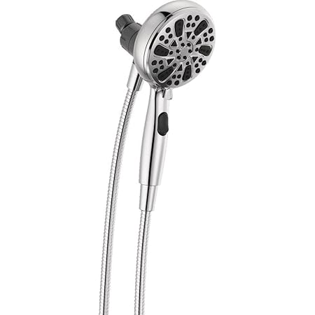 Amazon.com: Delta Faucet 7-Spray Touch-Clean Hand Held Shower Head with ...