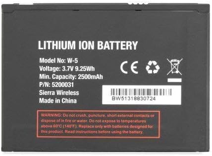 Amazon.com: New Replacement Battery for Sierra Wireless W-5 W5 in Non ...