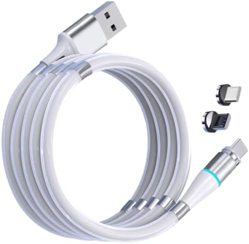 Amazon.co.jp: Magic Cable 360N 互換品 マジックケーブル マグネット充電 ケーブル 3in1 360度 USB ...