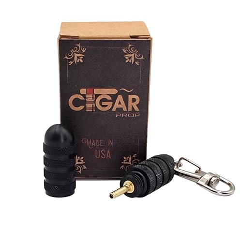 Amazon.com: Cigar Prop Lighter Bleed Tool 2.0 – Black- With Keychain ...