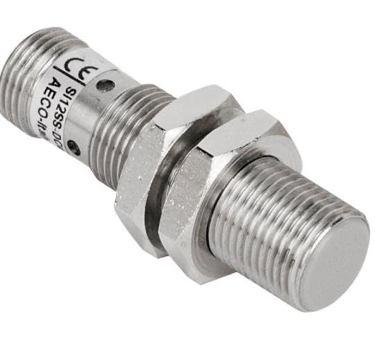 Inductive Proximity Sensor, 12 mm Diameter, Stainless, 10-30 VDC, 3 ...