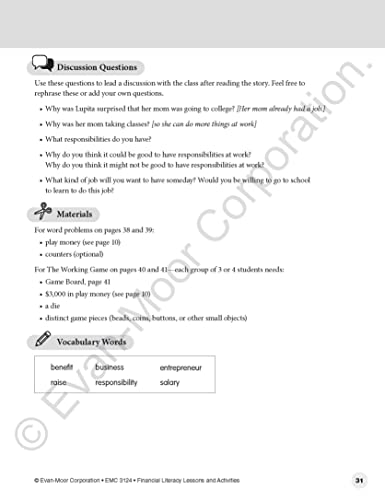 Snapklik.com : Evan-Moor Financial Literacy Lessons And Activities ...
