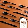 Amazon.com: PLASTICPRO 400 Pack Disposable Plastic Utensils Assorted ...