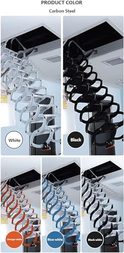 PEYNIR Electric Loft Ladder Stealth Telescoping Ladder Pull Down Attic ...