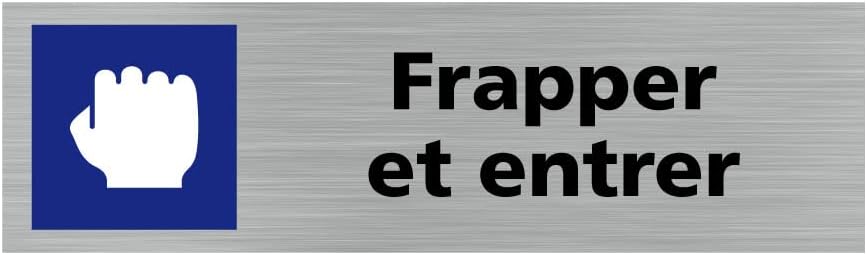 Pictogramme FRAPPER ET ENTRER (Q0422). Signalisation Porte ...