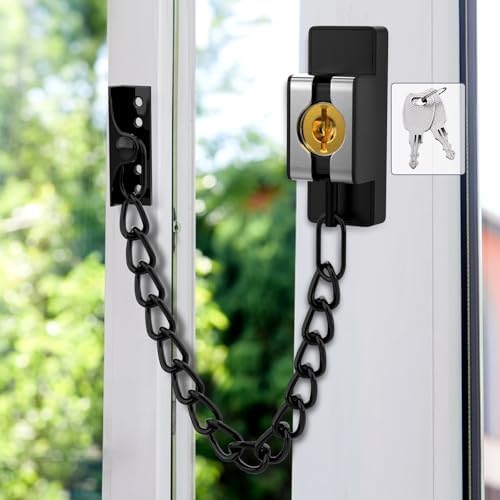 Door Chain Lock Heavy Duty, Security Heavy Duty Chain Door Latch for ...