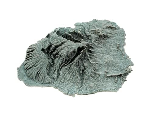 Amazon.com: Kauai Island Relief Map – Detailed Topographical Wall Art ...