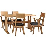 ・ブランド:タマリビング(Tamaliving)・製造元:タマリビング(Tamaliving)・モデル:50004958-62・製造元/メーカー部品番号:50004958-62・【ダイニングテーブル5点セット】幅135cmテーブル1台と肘つ...