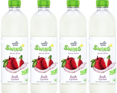 Paper Boat Swing Lush Lychee Juice, Litchi Drink Enriched with Vitamin ...