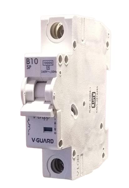 B10 Single Pole 'B' Curve (MCB) Miniature Circuit Breaker : Amazon.in ...