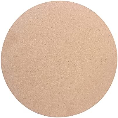 IVEI DIY Round MDF Cutouts - Circle Shaped Curved Wooden Sheet Craft ...