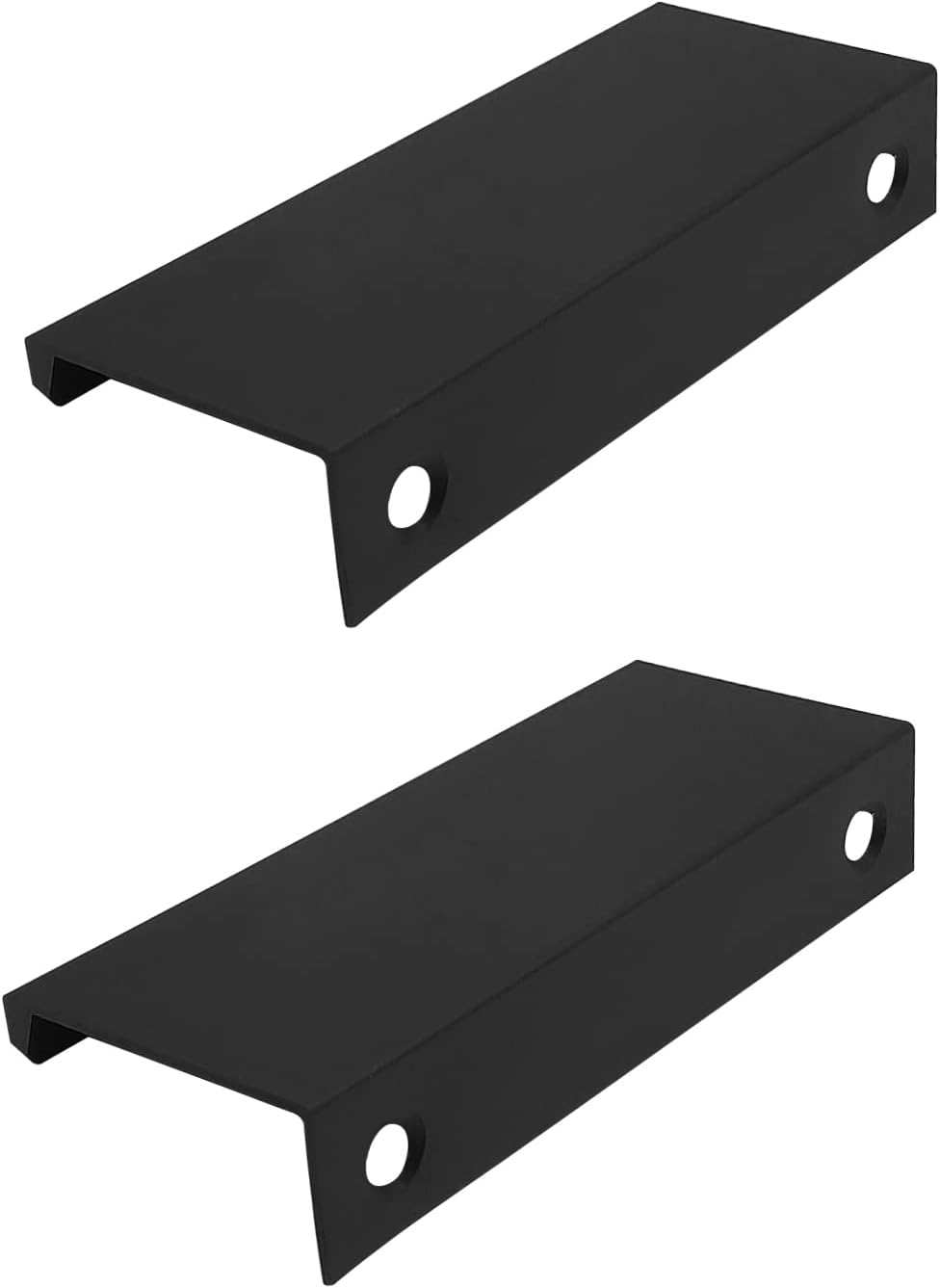 CHEERYMAGIC 2 Pack Back Mount Finger Edge Pull, Concealed Handles ...