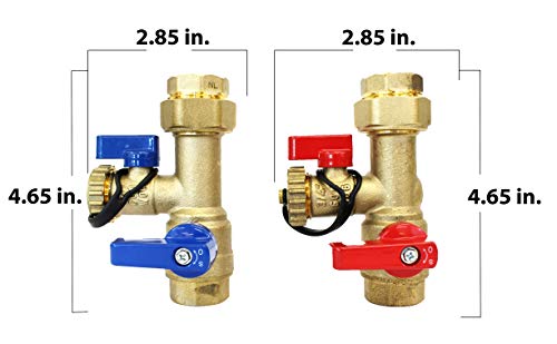 Snapklik.com : Kahenian 3/4 Inch Tankless Water Heater Isolation ...