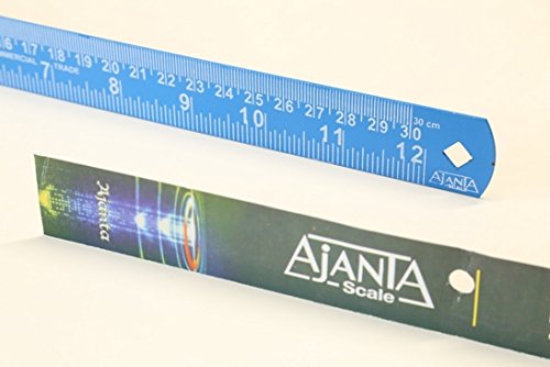 Ajanta Foot Ruler 30 CM Blue (10 Pcs) Foot Ruler Scale Measuring Scale ...
