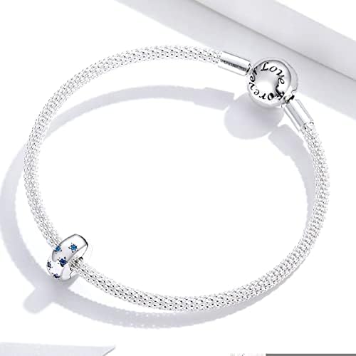 Stopper Clip Bead für Pandora Armbänder,925 Sterlingsilber Stern Spacer ...
