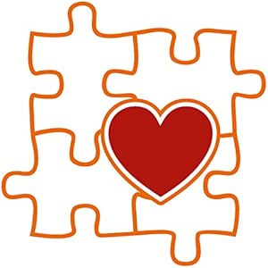 Amazon.com: Autism Awareness Two Color Heart Puzzle Kids Parents Vinyl ...