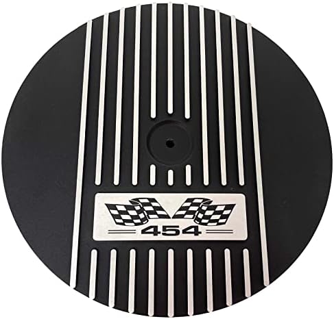 Amazon.com: Big Block Chevy 454-13" Round Air Cleaner Kit - Black ...