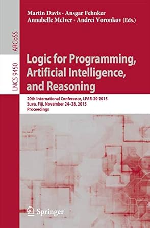 Logic for Programming, Artificial Intelligence, and Reasoning: 20th ...