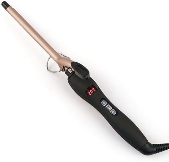 9 mm Professional Hair Curling Tongs Iron. Long & Short Hair Waver ...