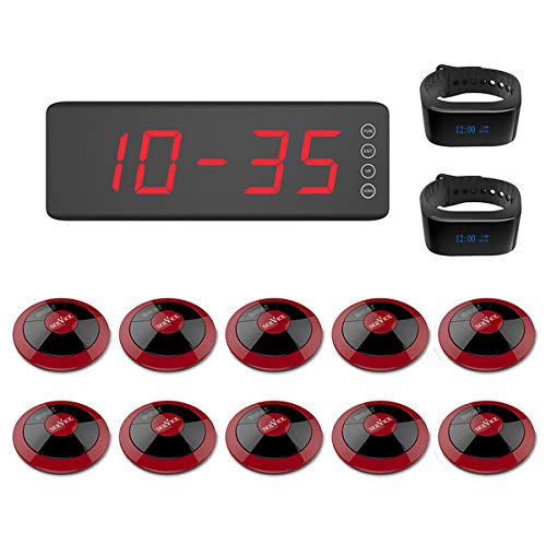 Buy SINGCALL Kitchen Pager System Waiter, Staff Waiter Pager, Pager ...