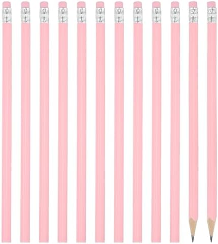 Amazon.com : PATIKIL Round Pencils, 12 Pack Triangle HB Graphite Pencil ...