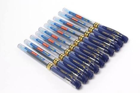 GSM® MONTEX HY POWER BALL PEN PACK OF 10 PENS (BLUE INK) : Amazon.in ...