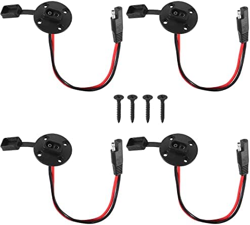 Amazon.com: OYMSAE SAE Power Socket Sidewall Port Quick Connect Solar ...