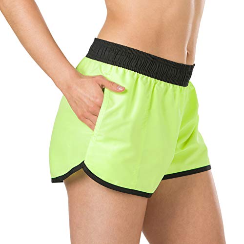 (TG. XS) Speedo Swimming, Pantaloncini Uomo, Bright Zest/Black, XS - NUOVO