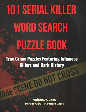 Amazon.com: 101 Serial Killer Word Search Puzzles Book: True Crime ...