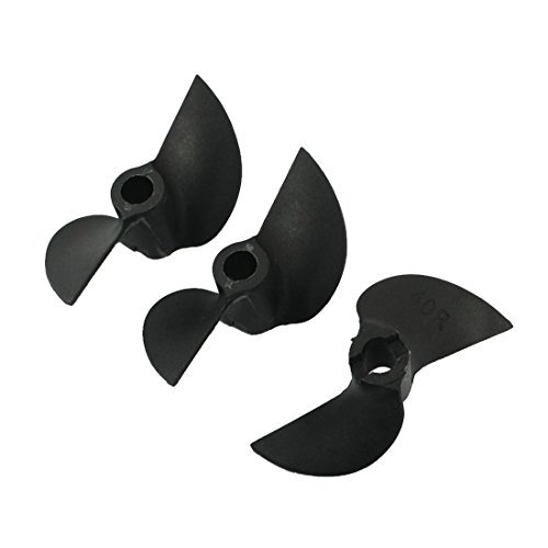 3 Pcs R4014 Dual Vanes RC Boat Reverse Propeller Props P/D 1.4 : Amazon ...