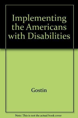 Amazon.com: Implementing the Americans With Disabilities Act: Rights ...