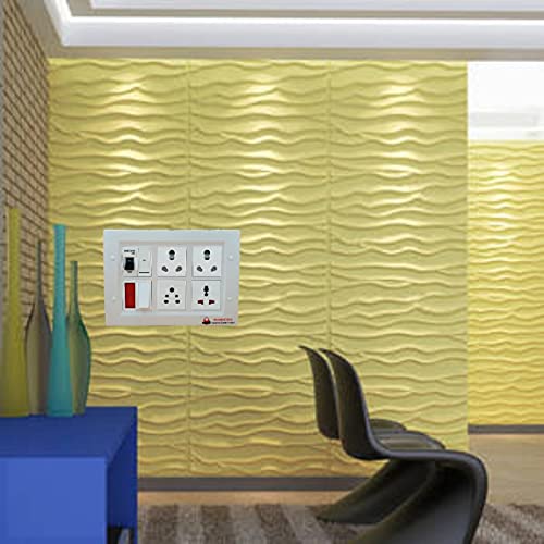 INDRICO 16amps Multi Socket Extension AC Switch Board 15amp with MCB ...