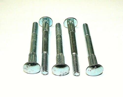 1/4"-20 X 2 1/2" Rib Neck Carriage Bolts - Grade-2 -ZINC Plated- Lot of ...