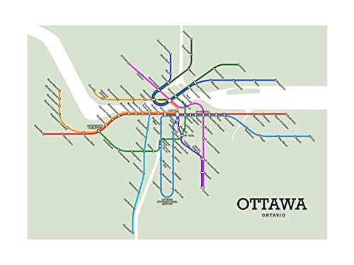 Amazon.com: Ottawa Subway Map : Home & Kitchen