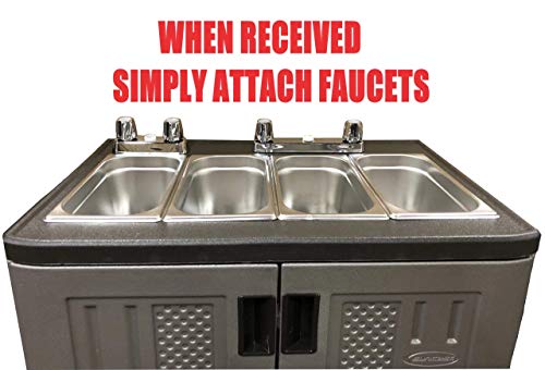 Concession Sinks - Standard Size Electric 3 Compartment with Hot Water ...