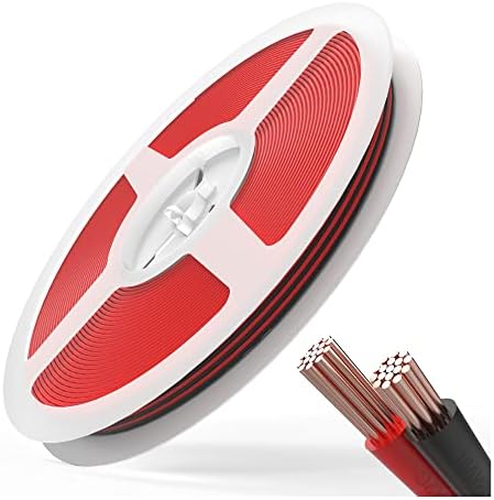 18AWG 2 Wire Electrical Cord JACKYLED 2 Conductor 10M/32.8ft Wire Cord ...